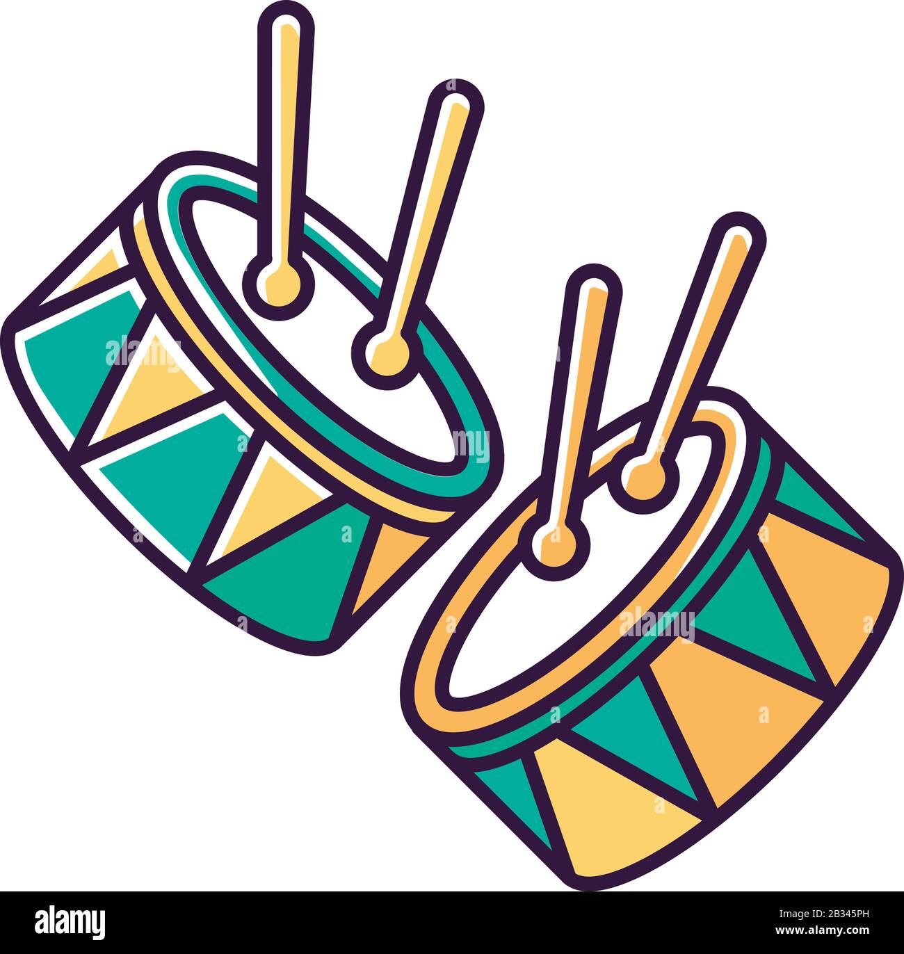 Samba brazil drums Stock Vector Images - Alamy