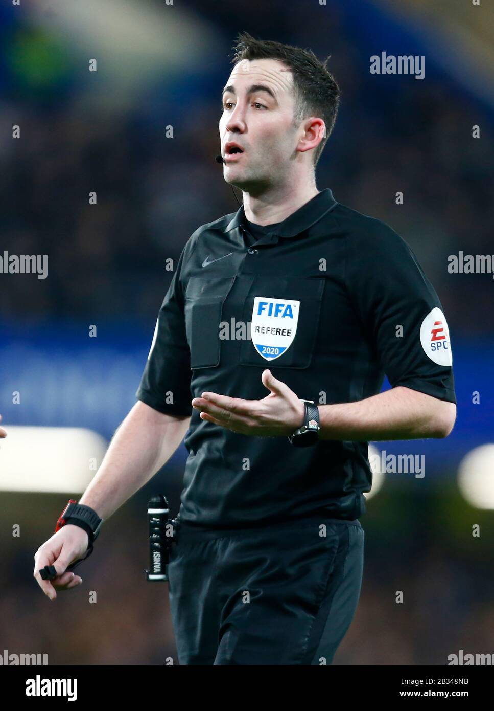 LONDON, UNITED KINGDOM. MARCH 03 Referee Chris Kavanagh during The FA ...