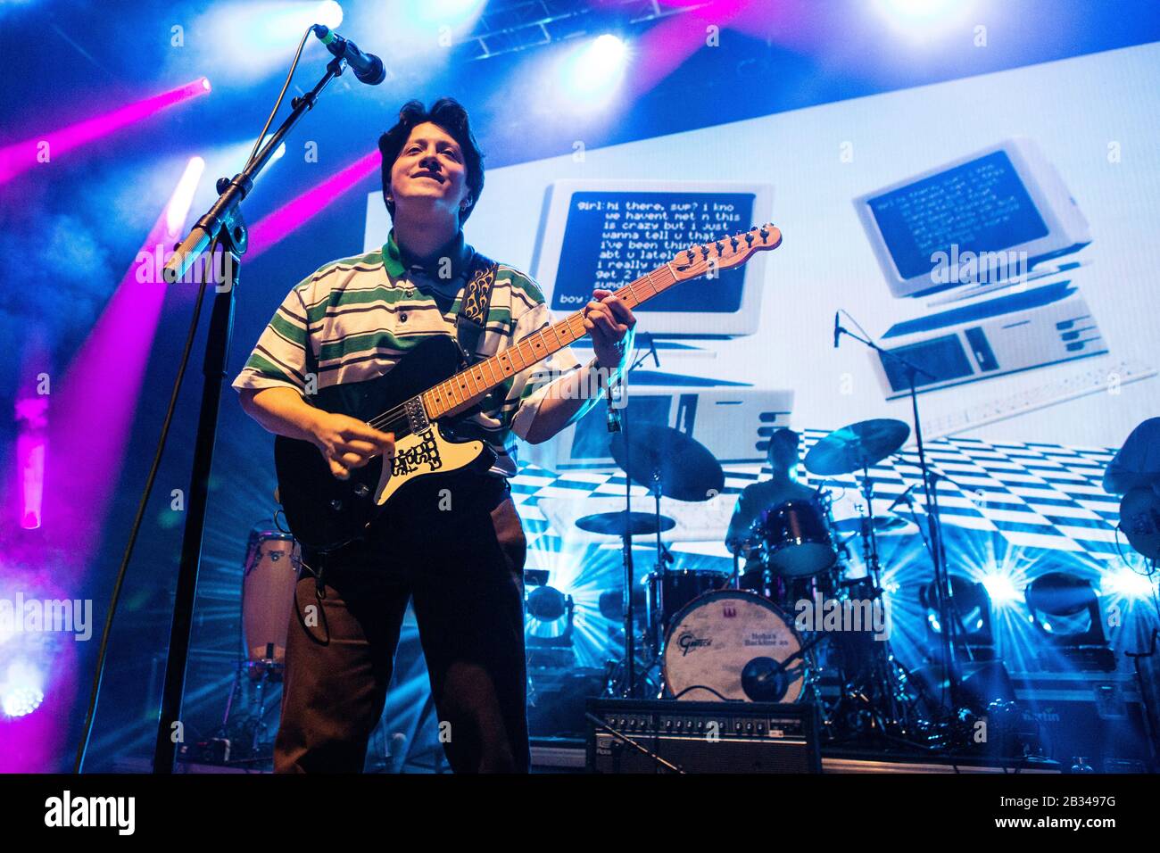 Oslo, Norway. 27th, February 2020. The Norwegian indie pop band Boy ...
