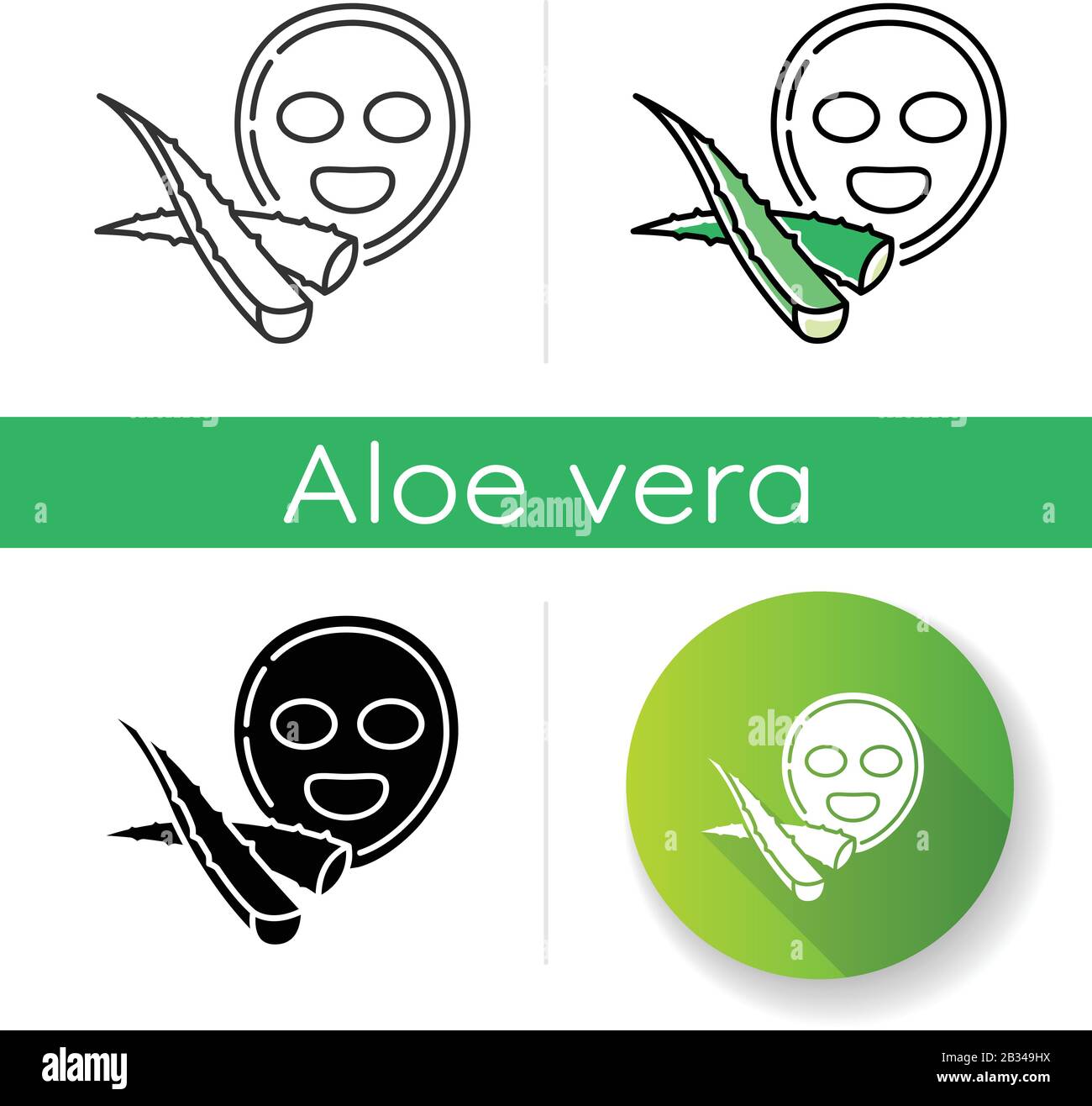 Facial mask icon. Healing facial treatment. Spa procedure. Skincare ...