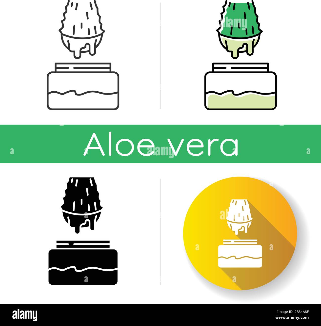 Wet succulent Stock Vector Images - Alamy