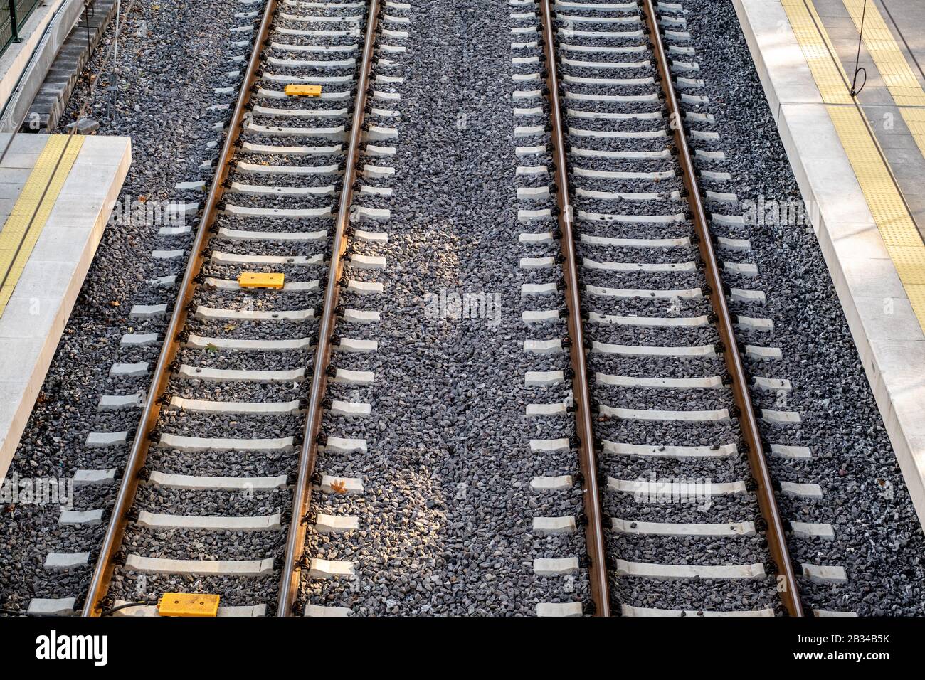 Concrete Train Rail Detail