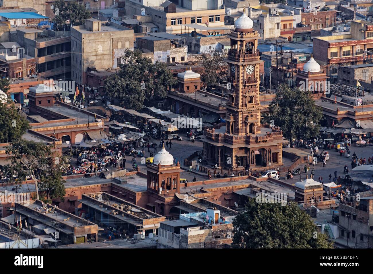 Jodhpur, Rajasthan, india. 18th Jan, 2014. Clock tower and market in ... Jodhpur, Rajasthan, india. 18th Jan, 2014. Clock tower and market in ...