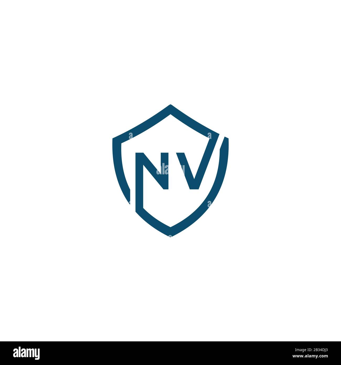 Initial letter nv or vn logo vector design template Stock Vector Image & Art - Alamy