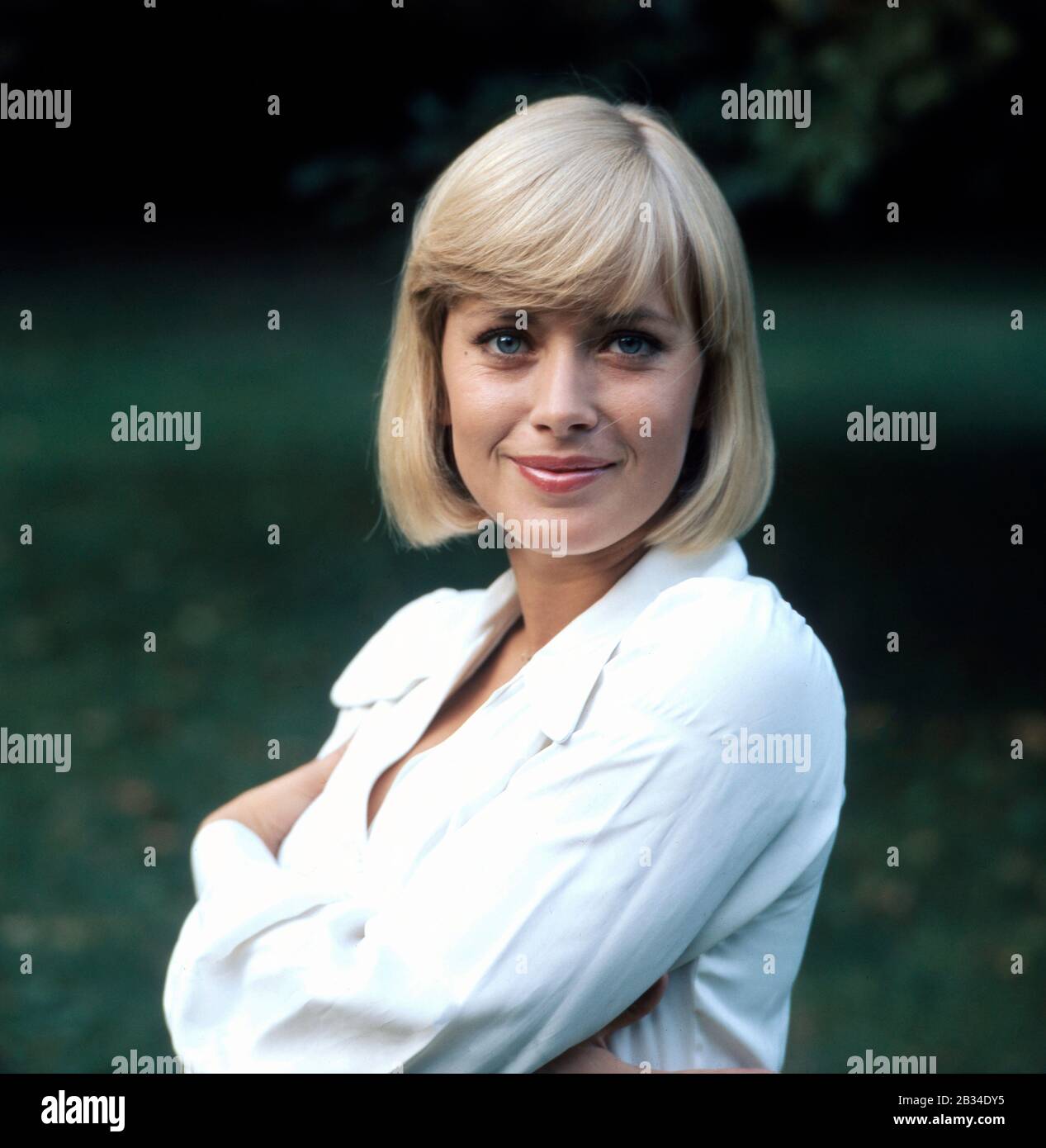 Fotoshooting der schwedischen Sängerin Siw Inger zum Cover für das Lied ...