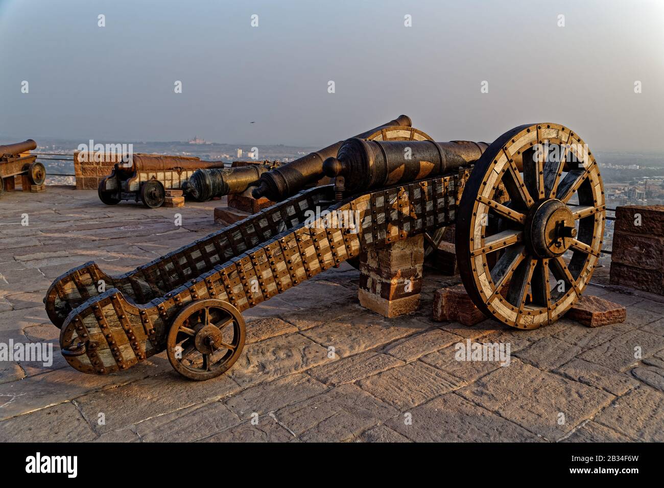 Jodhpur, Rajasthan, india. 18th Jan, 2014. Mehrangarh Fort cannon, one ...