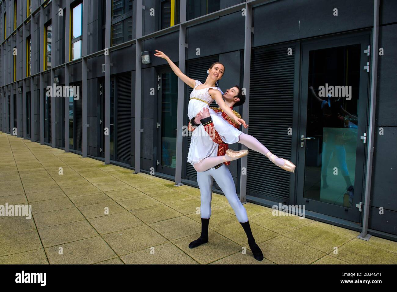 Dancers Olivia Trevelyan-Richards and Jake Milston, perform at the new ...