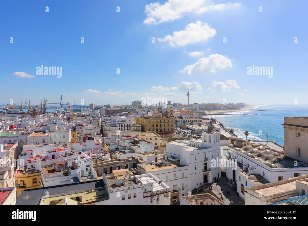 Cadiz bridge view hi-res stock photography and images - Alamy