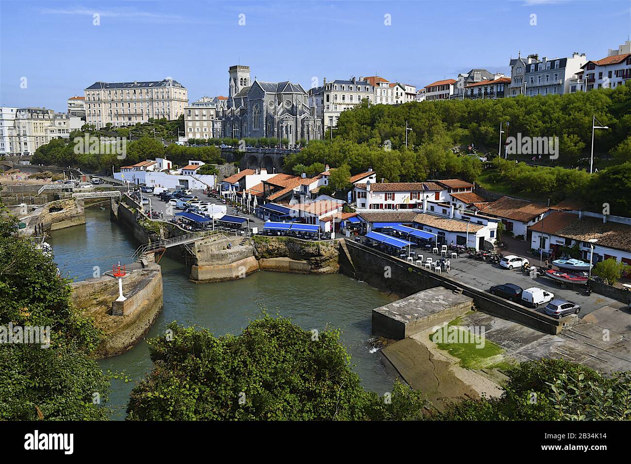 Cityscape of Biarritz Basque Country France Stock Photo - Alamy