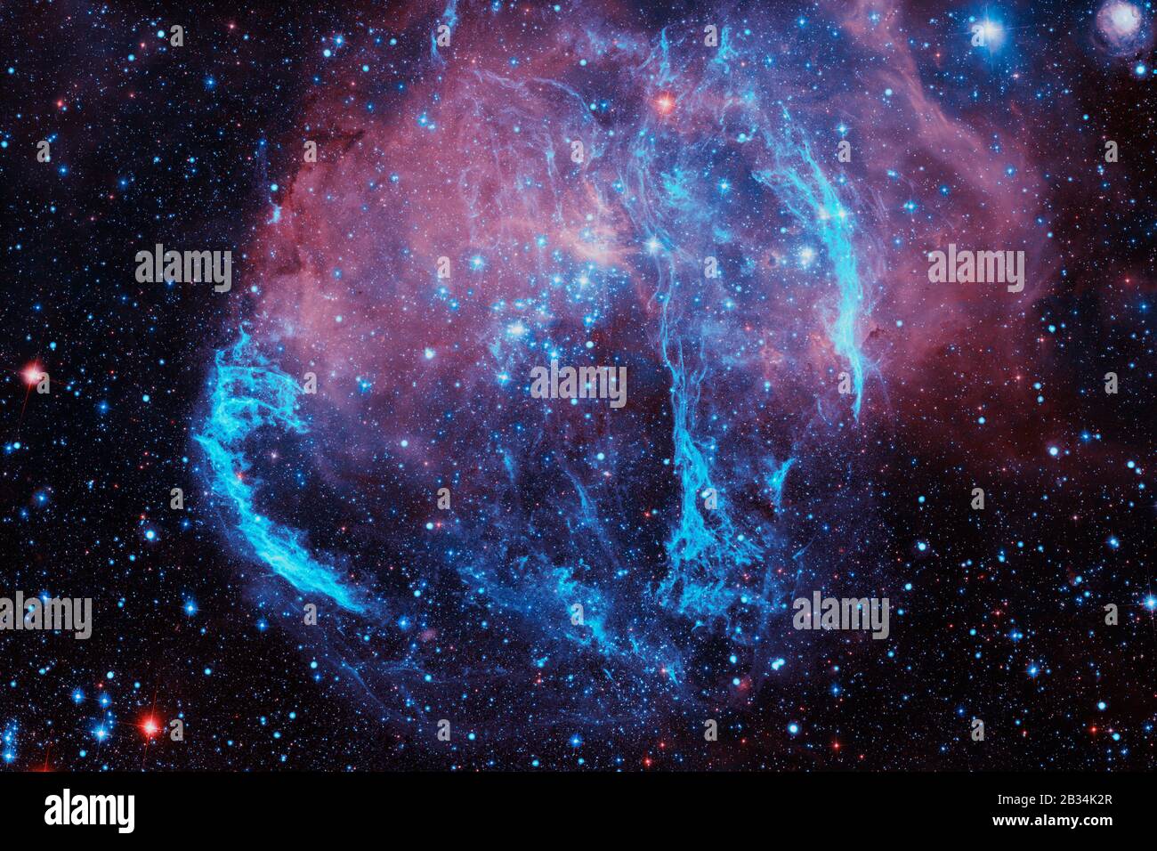 Beauty of endless cosmos. Science fiction wallpaper. Elements of this ...