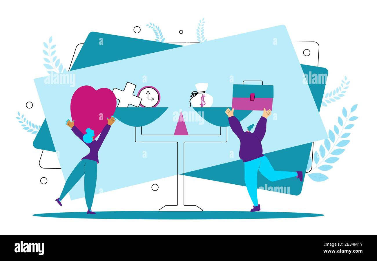 Career vs family Stock Vector Images - Alamy