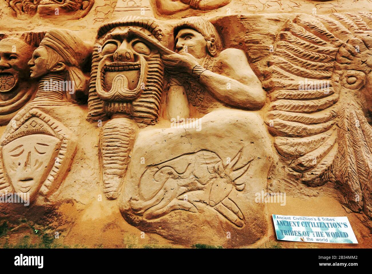 Ancient Civilization, Tribes of the World Mud Sculpture, Sand Museum ...
