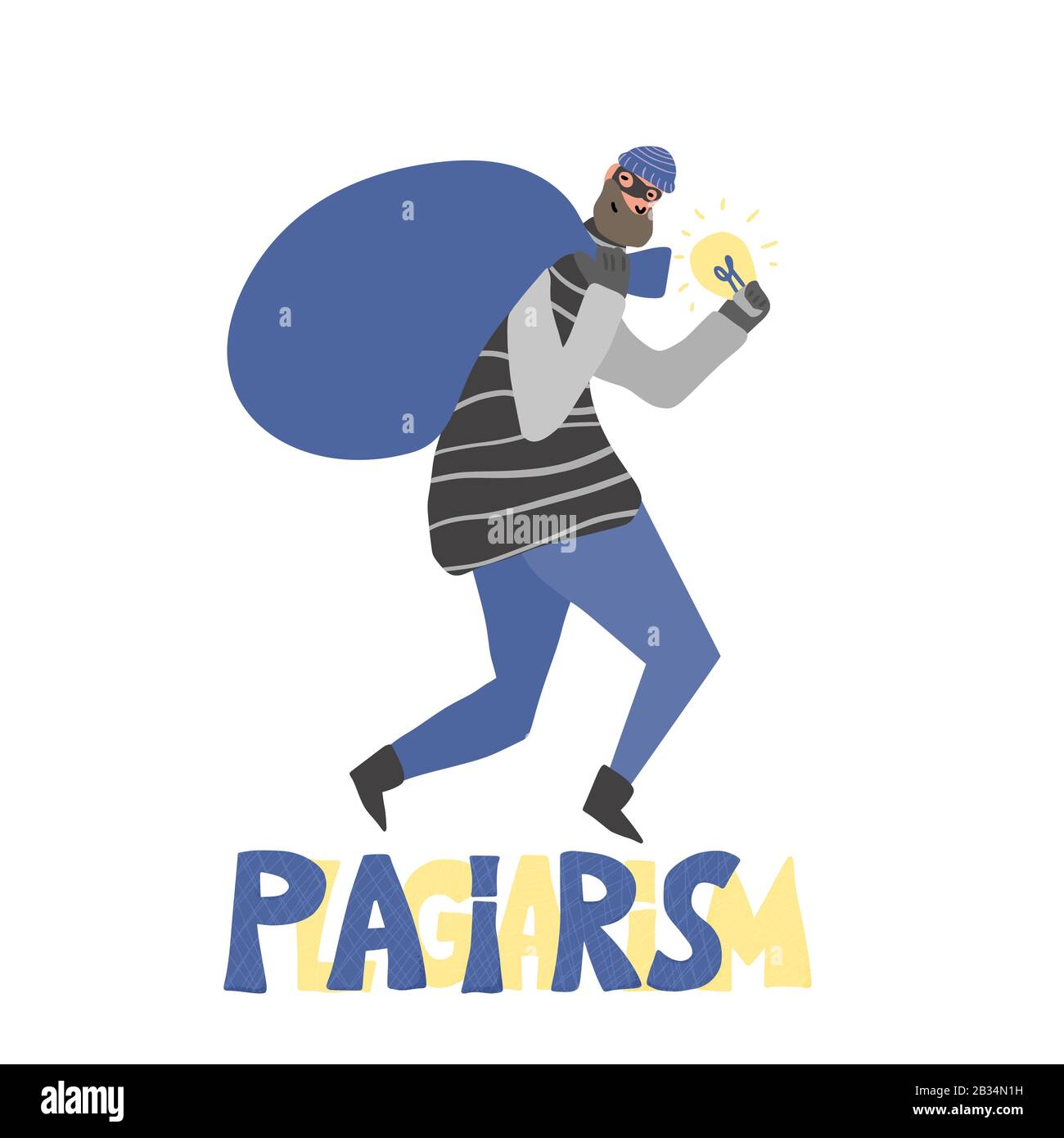 Plagiarism cartoon hi-res stock photography and images - Alamy