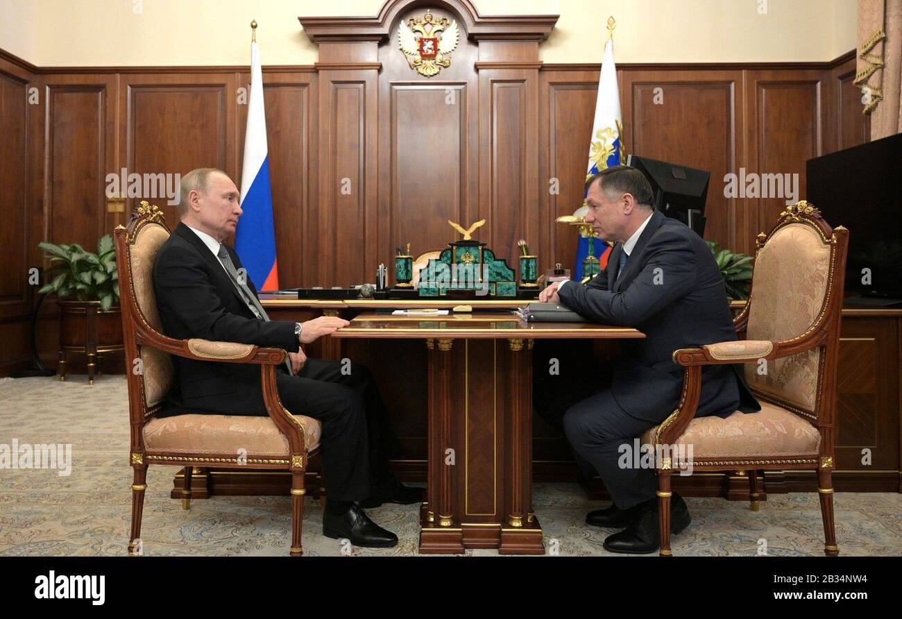 March 3, 2020. - Russia, Moscow. - Russian President Vladimir Putin ...