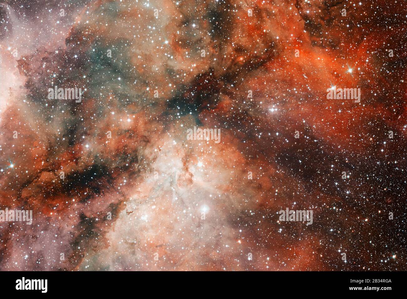 Beauty of endless cosmos. Science fiction wallpaper. Elements of this ...