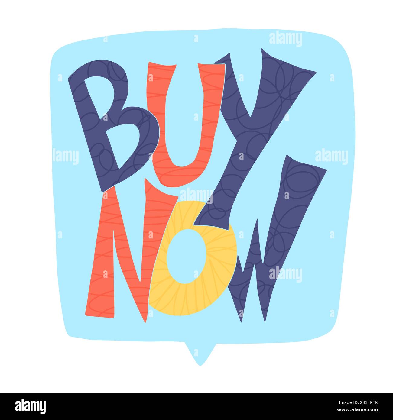 Buy now hand drawn quote. Text emblem. Stylized retail slogan isolated ...