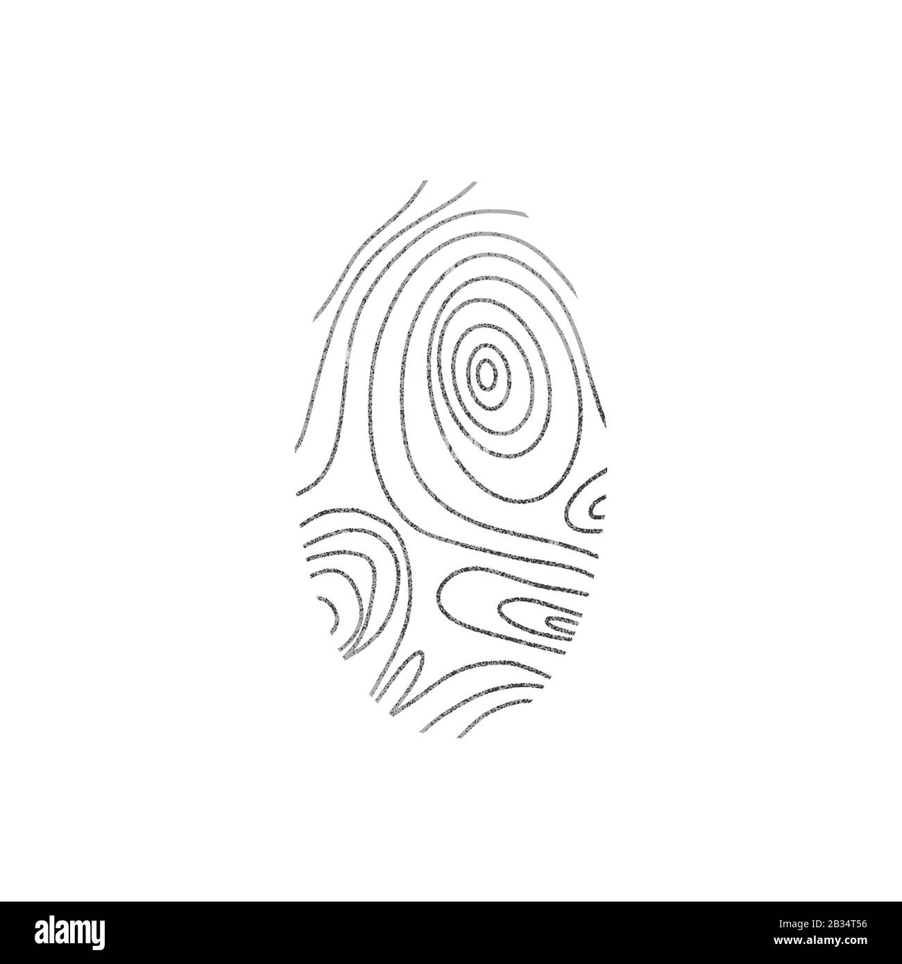 Identification Fingerprints Security For Pass Access Finger Prints Sign Isolatedon White