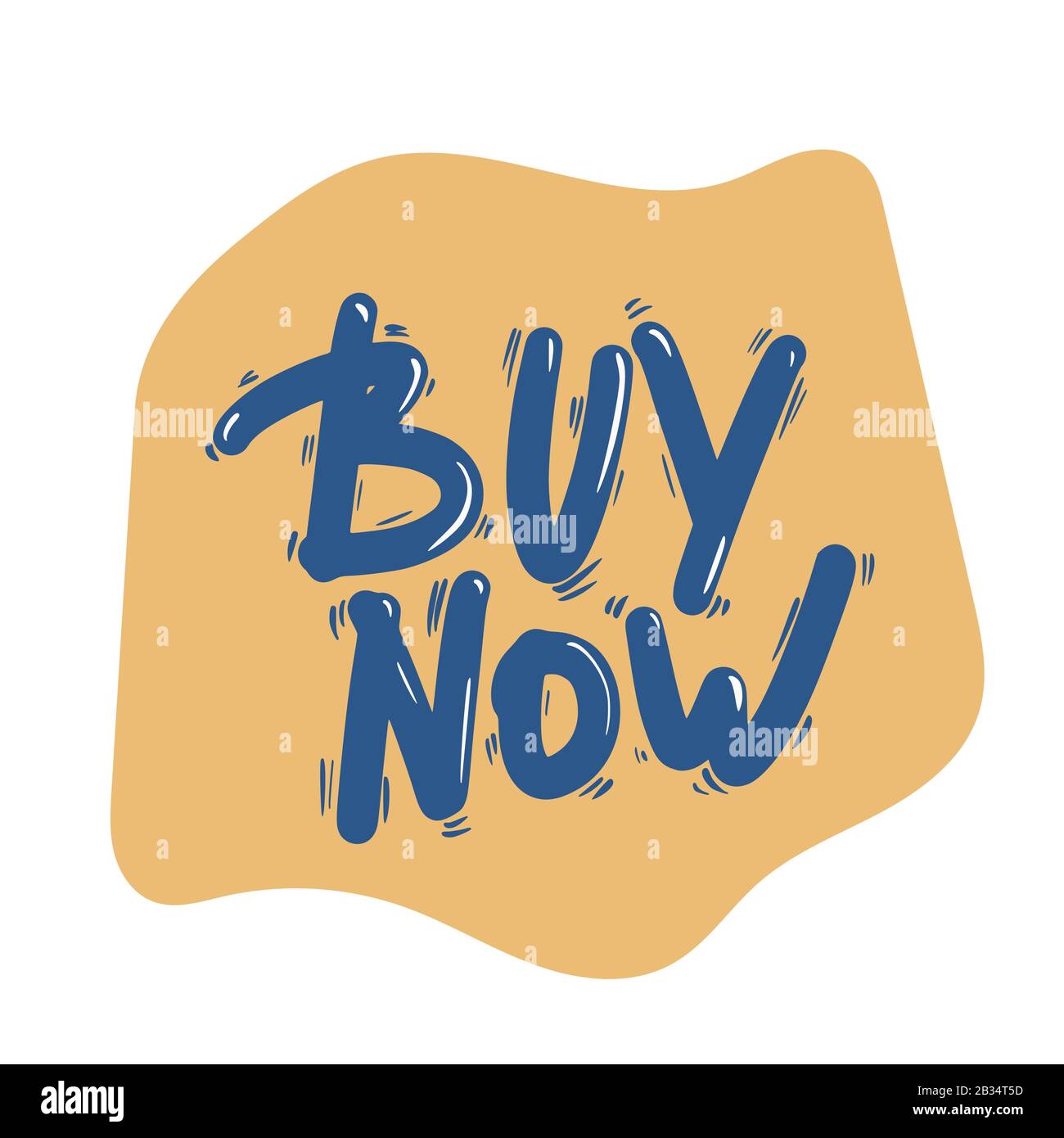 Buy now hand drawn quote. Text emblem. Stylized retail slogan isolated ...