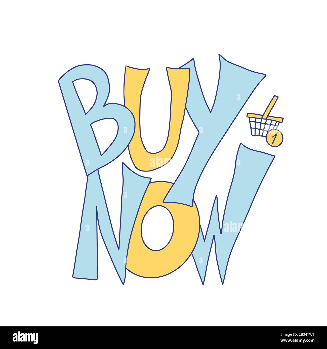 Buy now hand drawn quote. Text emblem. Stylized retail slogan isolated ...