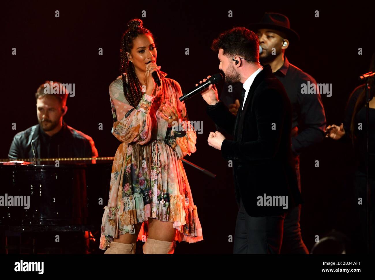 Calum scott leona lewis hi-res stock photography and images - Alamy