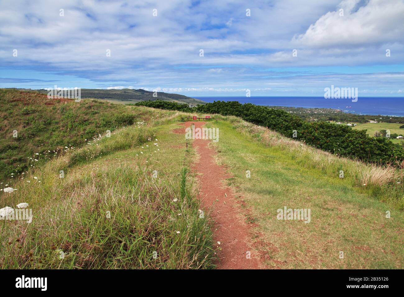 Puna a pau mine on Rapa Nui, Easter Island, Chile Stock Photo - Alamy