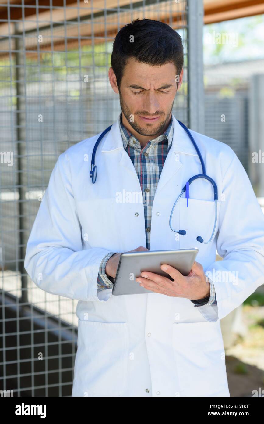 Male vet hi-res stock photography and images - Alamy