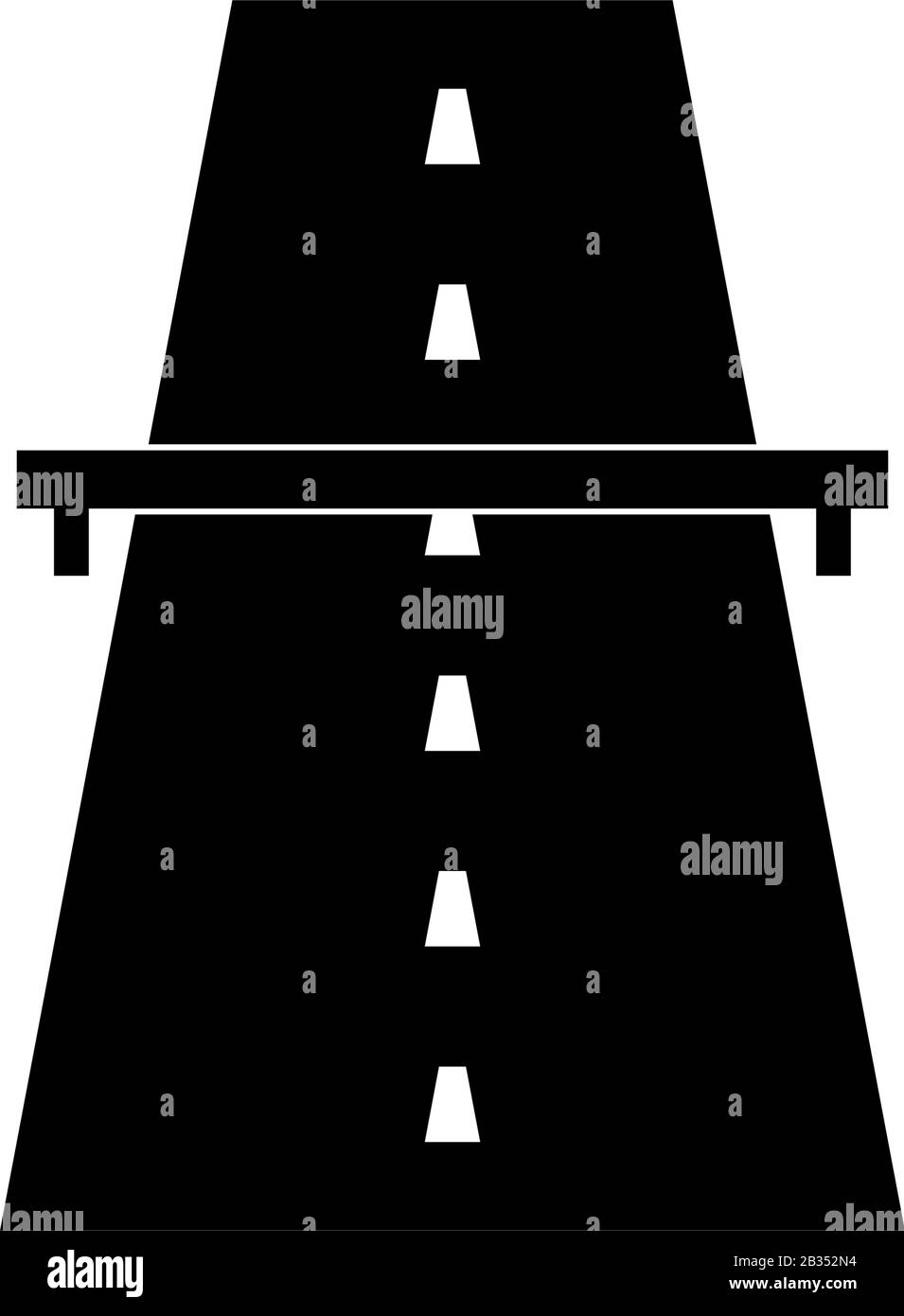 highway icon illustrated in vector on white background Stock Vector ...