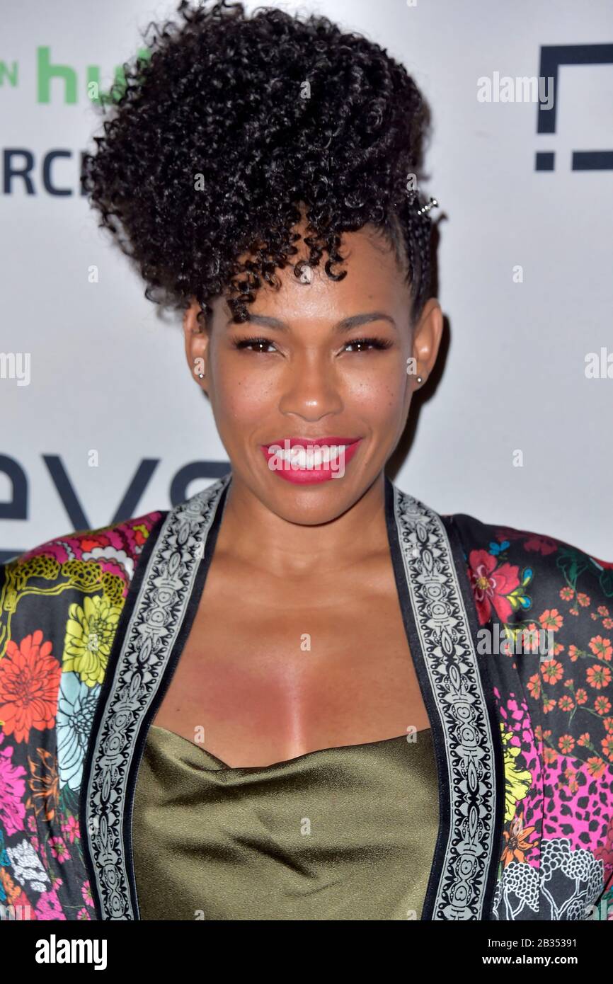 Los Angeles, USA. 02nd Mar, 2020. Angela Lewis at the premiere of the ...