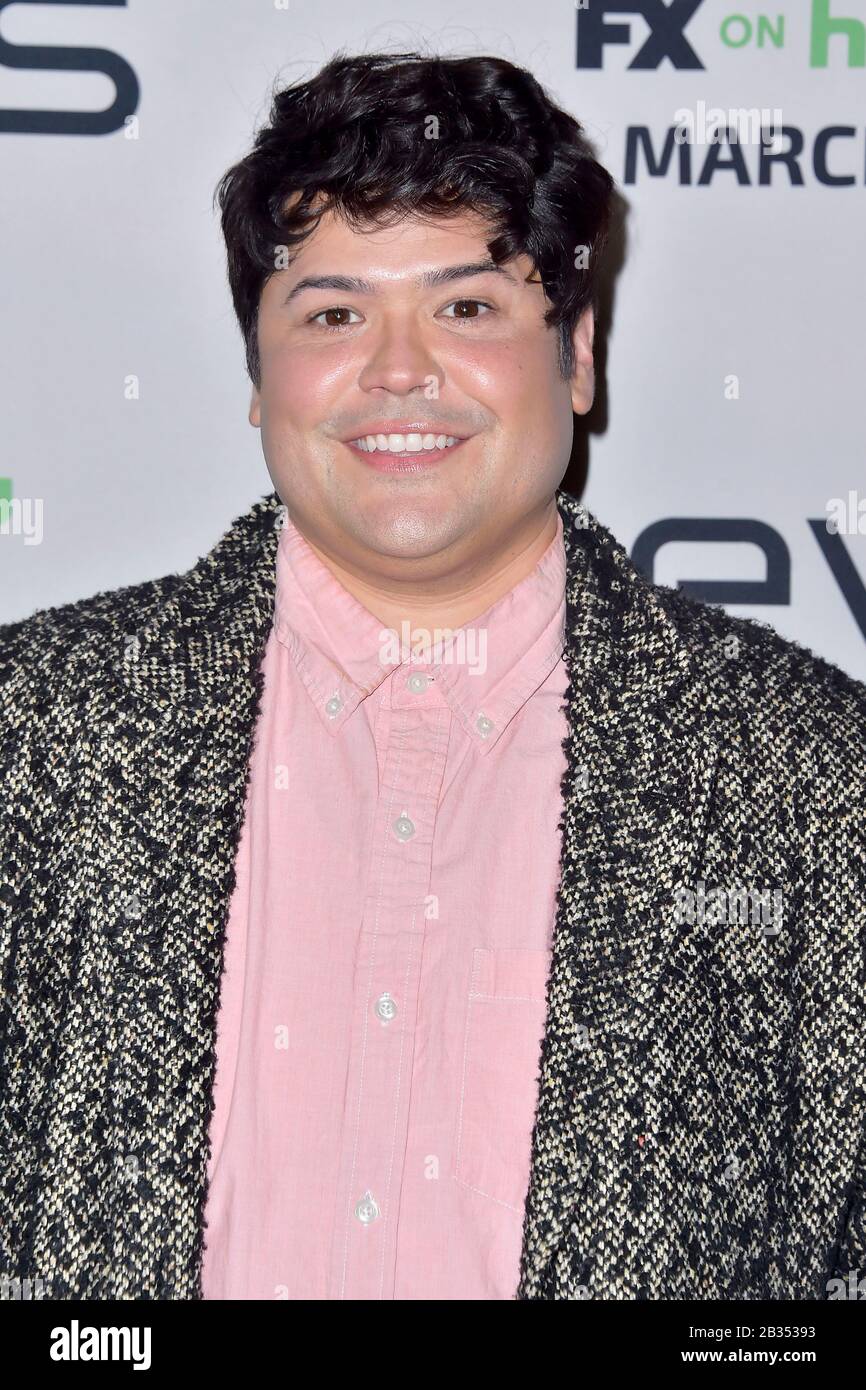 Los Angeles, USA. 02nd Mar, 2020. Harvey Guillen at the premiere of the ...