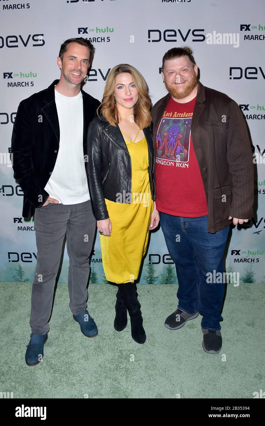 Los Angeles, USA. 02nd Mar, 2020. Jarred Kjack, Katie Michels and ...