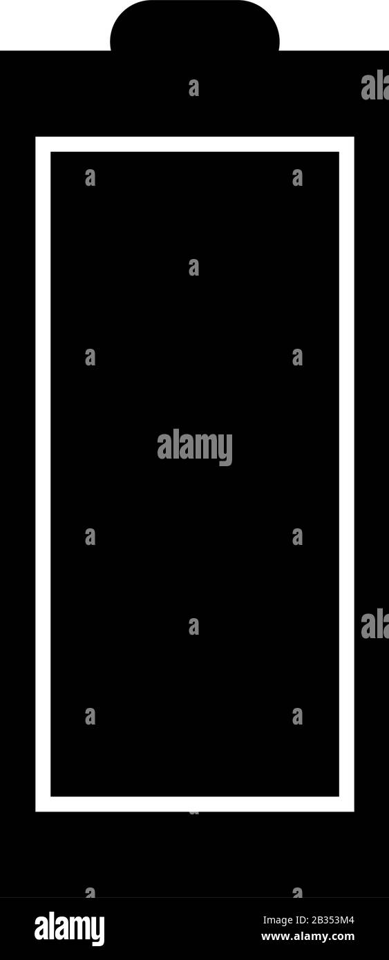 battery icon illustrated in vector on white background Stock Vector ...