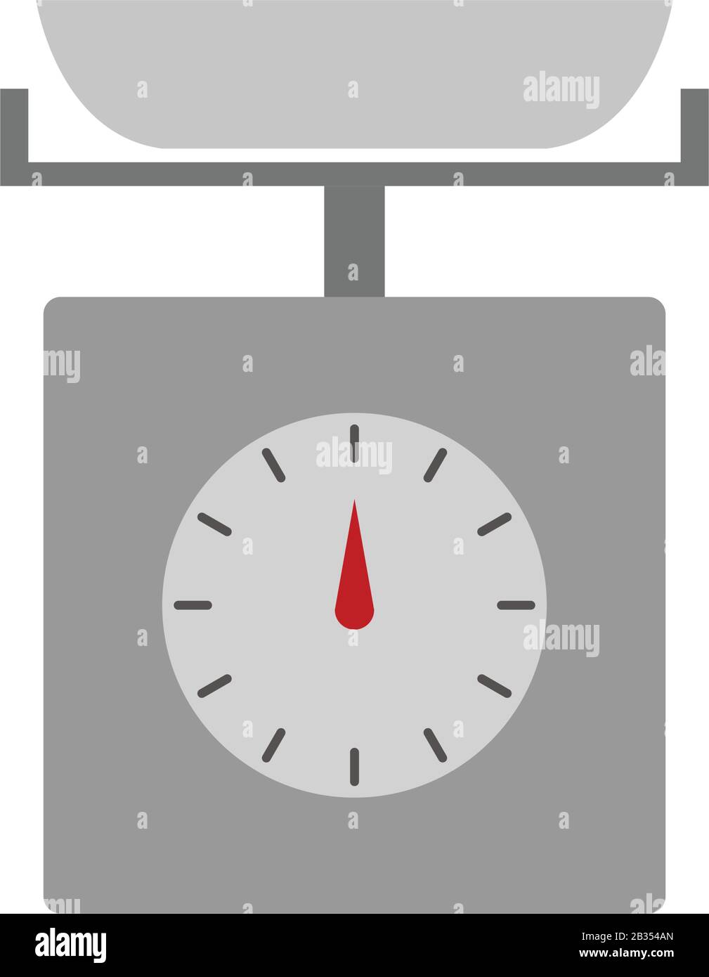 kitchen scale icon in vector on white background Stock Vector Image ...