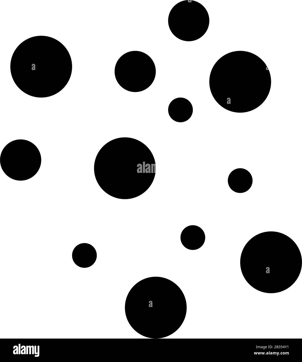 bubbles icon illustrated in vector on white background Stock Vector ...