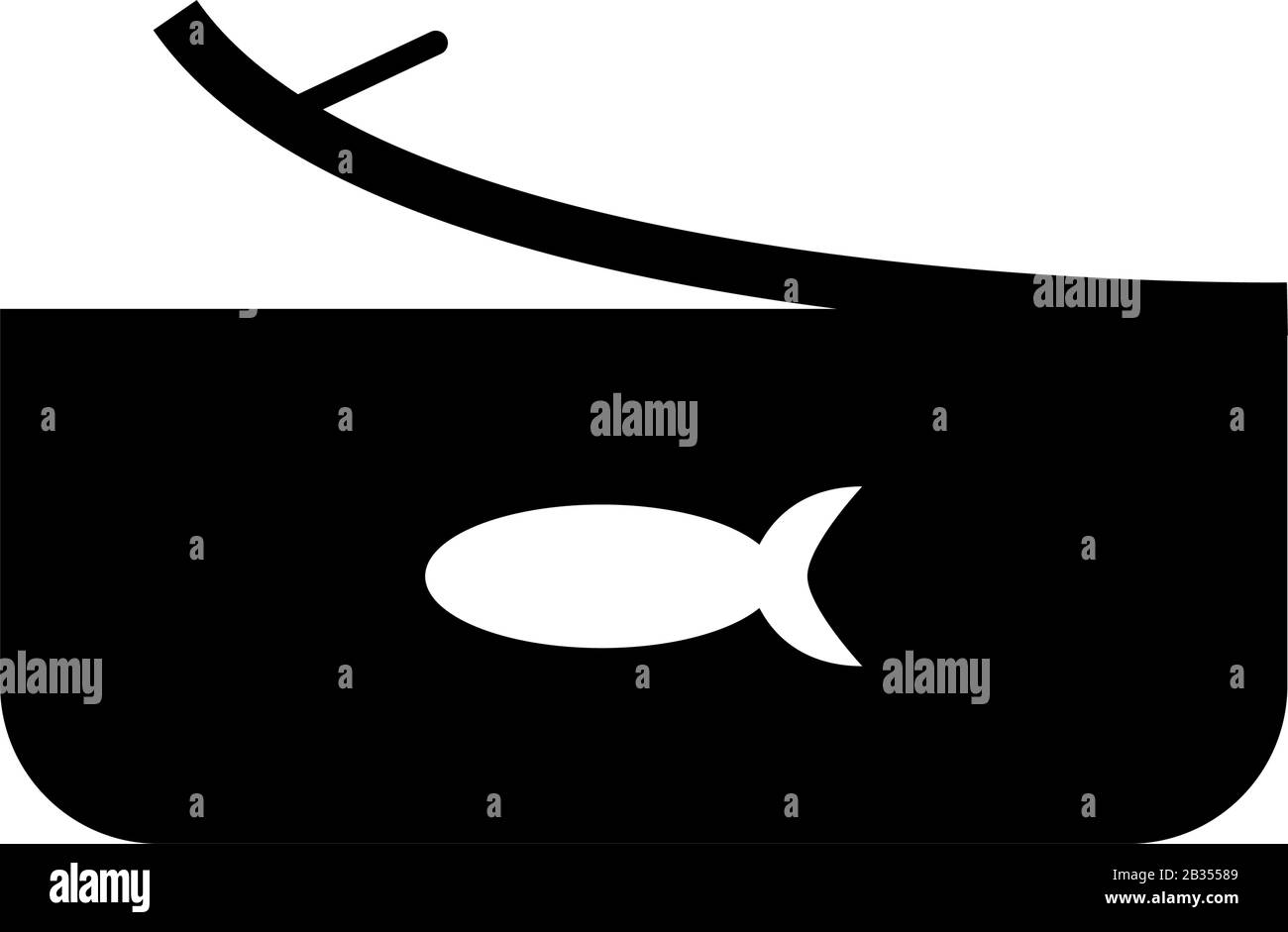 canned tuna icon illustrated in vector on white background Stock Vector ...