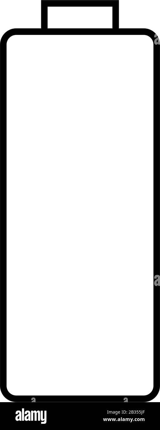 battery icon illustrated in vector on white background Stock Vector ...