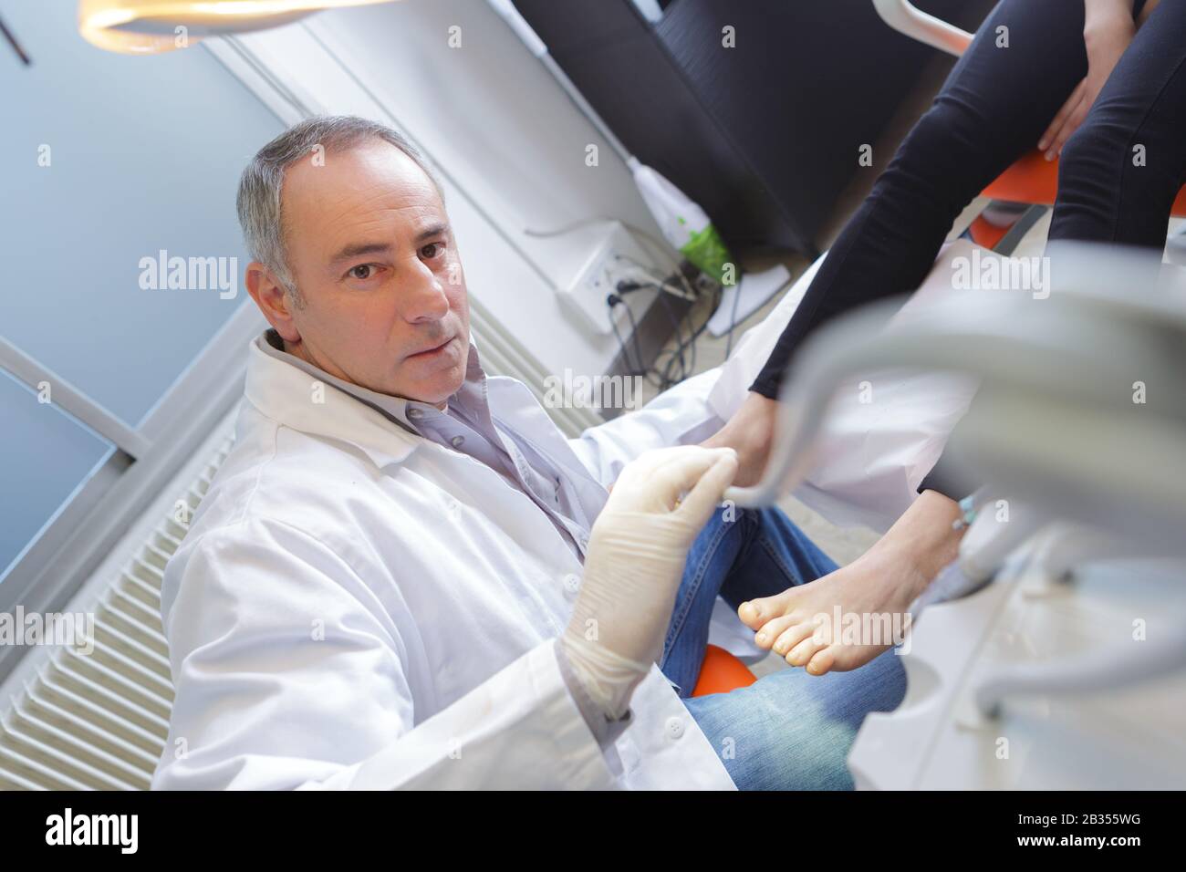 Toe examination hi-res stock photography and images - Alamy