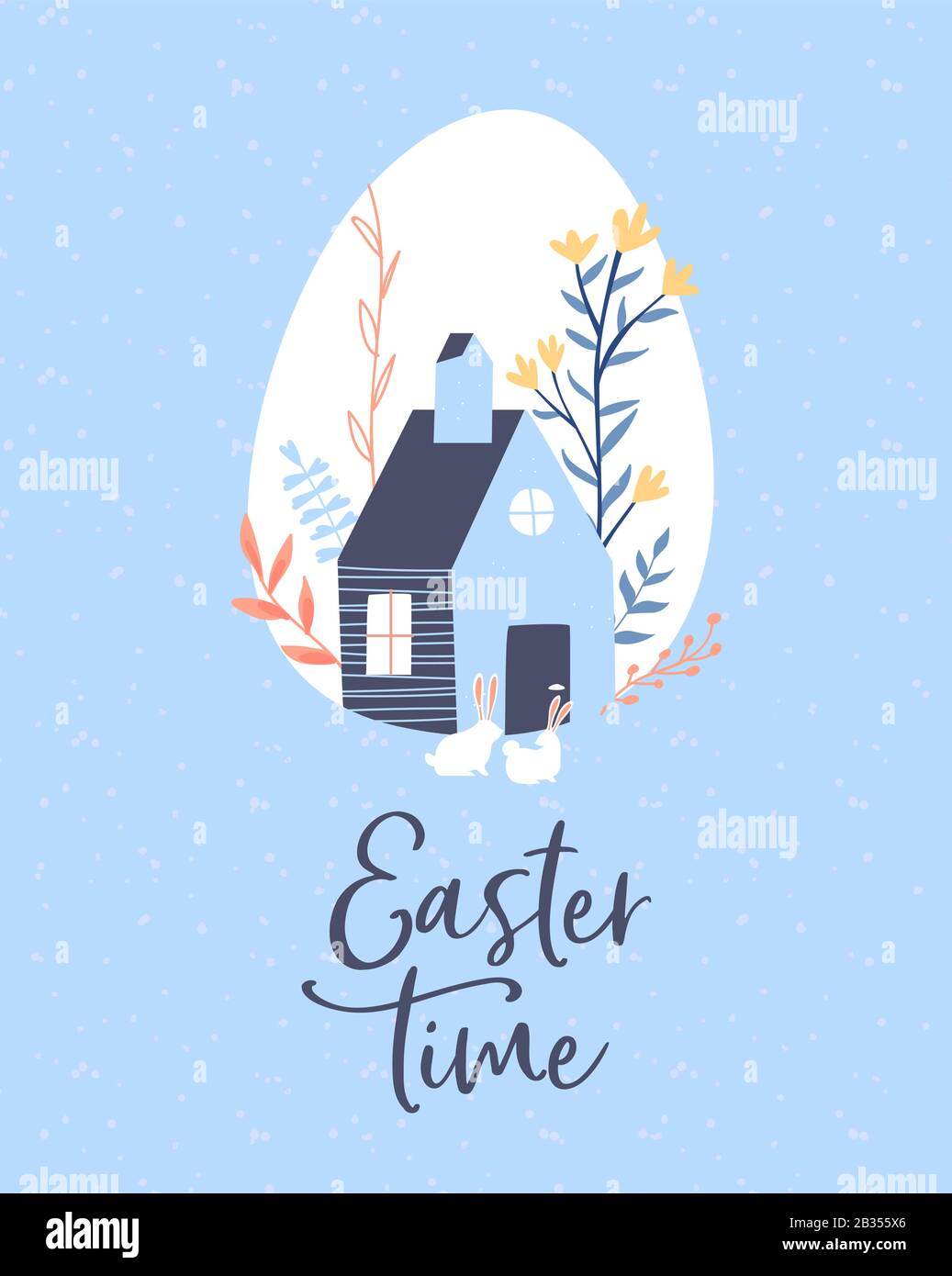 House easter Stock Vector Images - Alamy