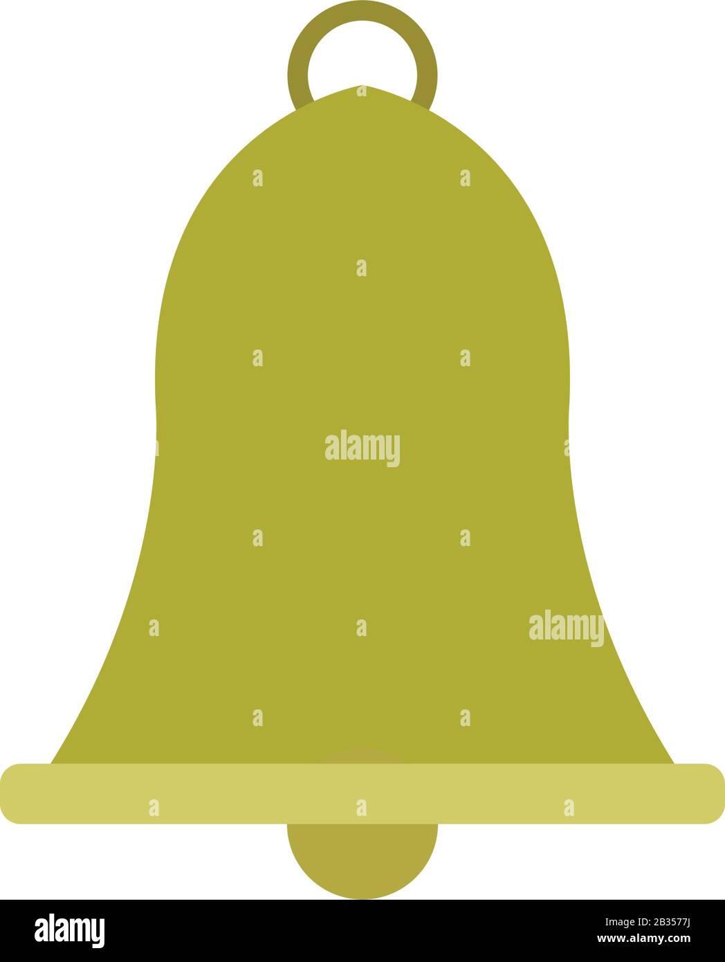 bell icon illustrated in vector on white background Stock Vector Image ...