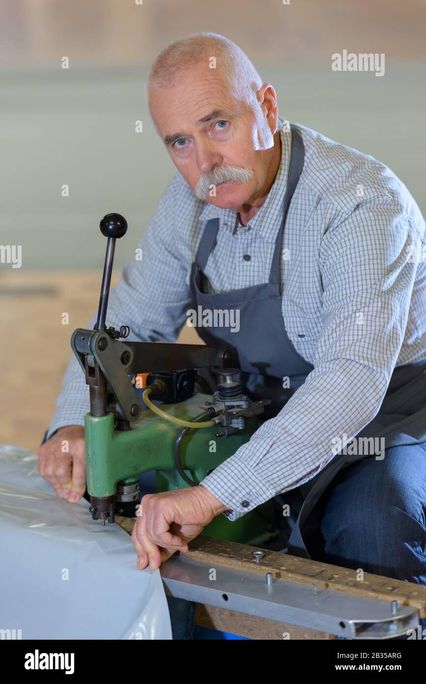 Man operating machines hi-res stock photography and images - Alamy