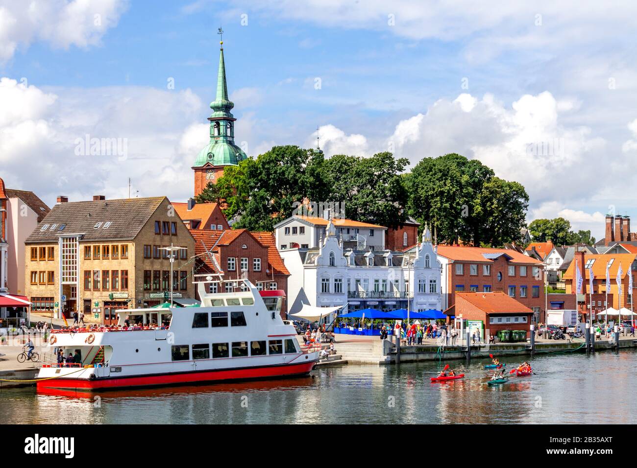 Historical city of Kappeln, Germany Stock Photo - Alamy