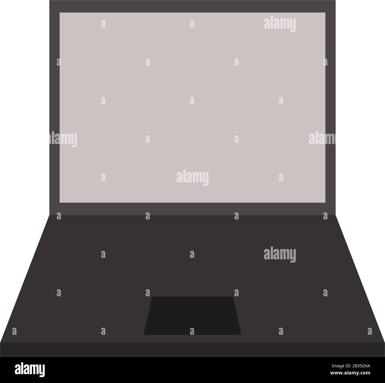 computer icon illustrated in vector on white background Stock Vector ...