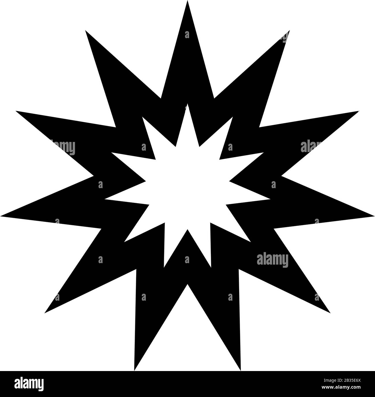 explosion icon illustrated in vector on white background Stock Vector ...