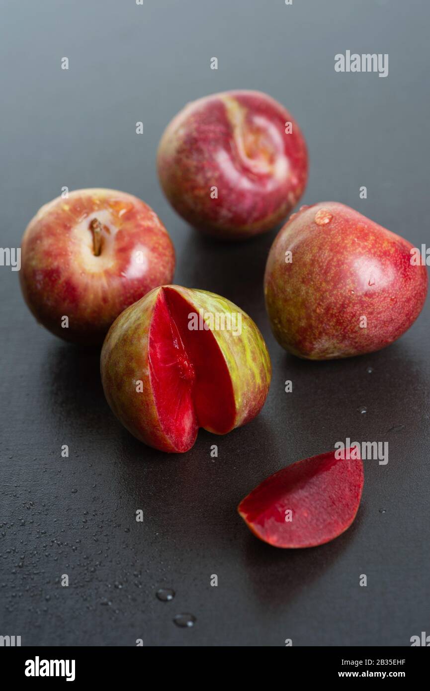 Watermelon plums hi-res stock photography and images - Alamy