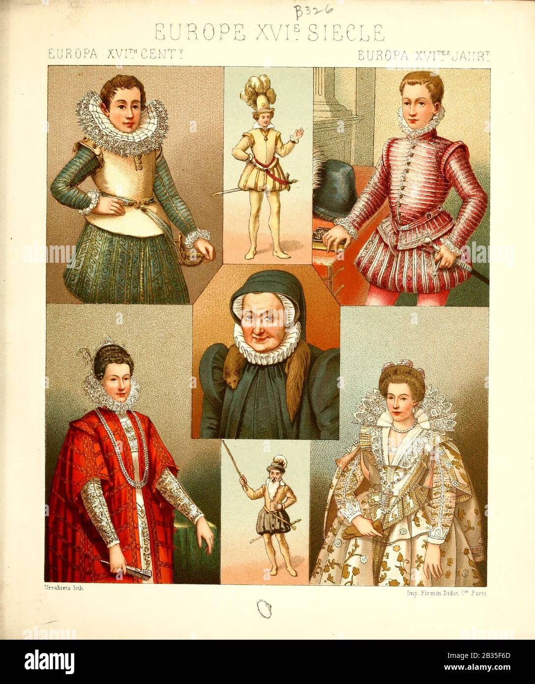 Ancient European fashion and lifestyle, 16th century from Geschichte ...