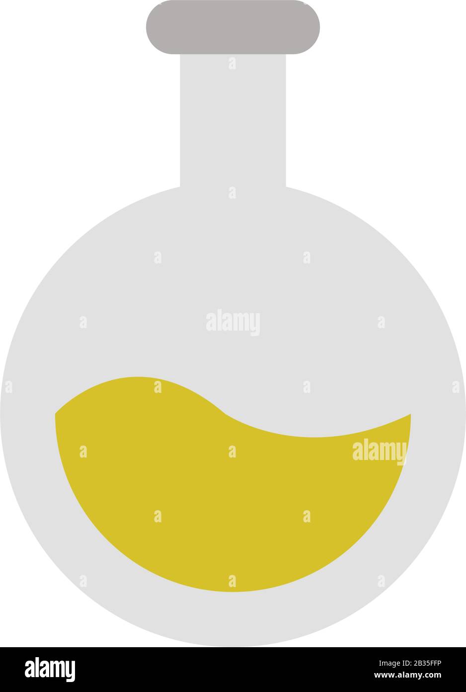 laboratory flask icon illustrated in vector on white background Stock ...