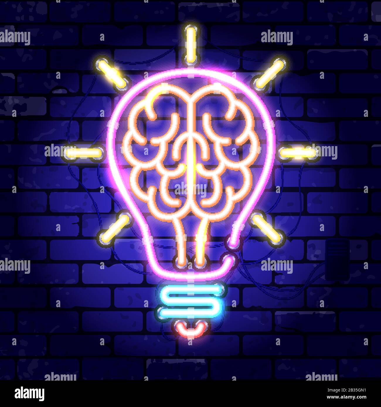 Brain light hi-res stock photography and images - Alamy