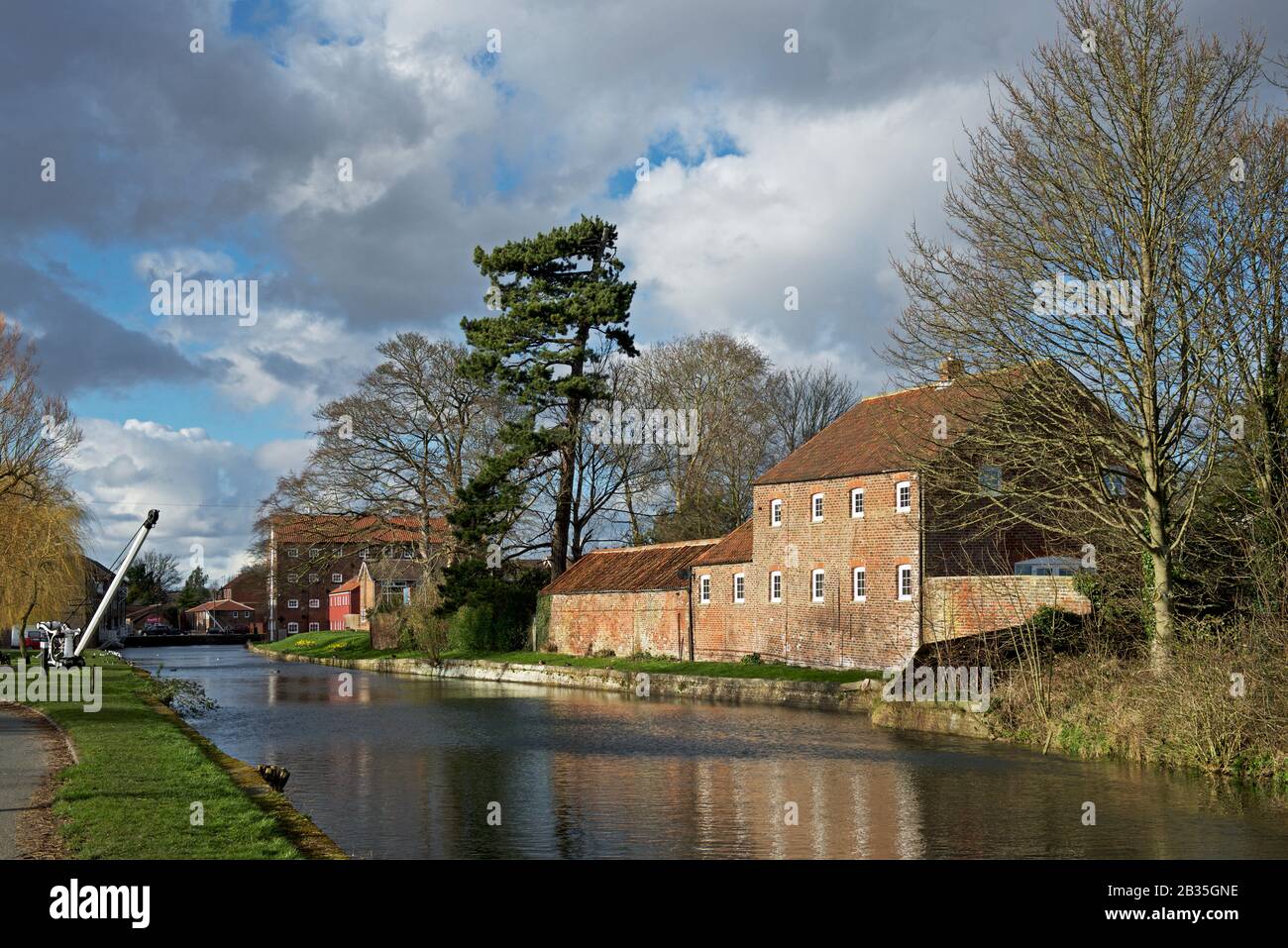 Driffield Navigation in Driffield, East Yorkshire, England UK Stock ...
