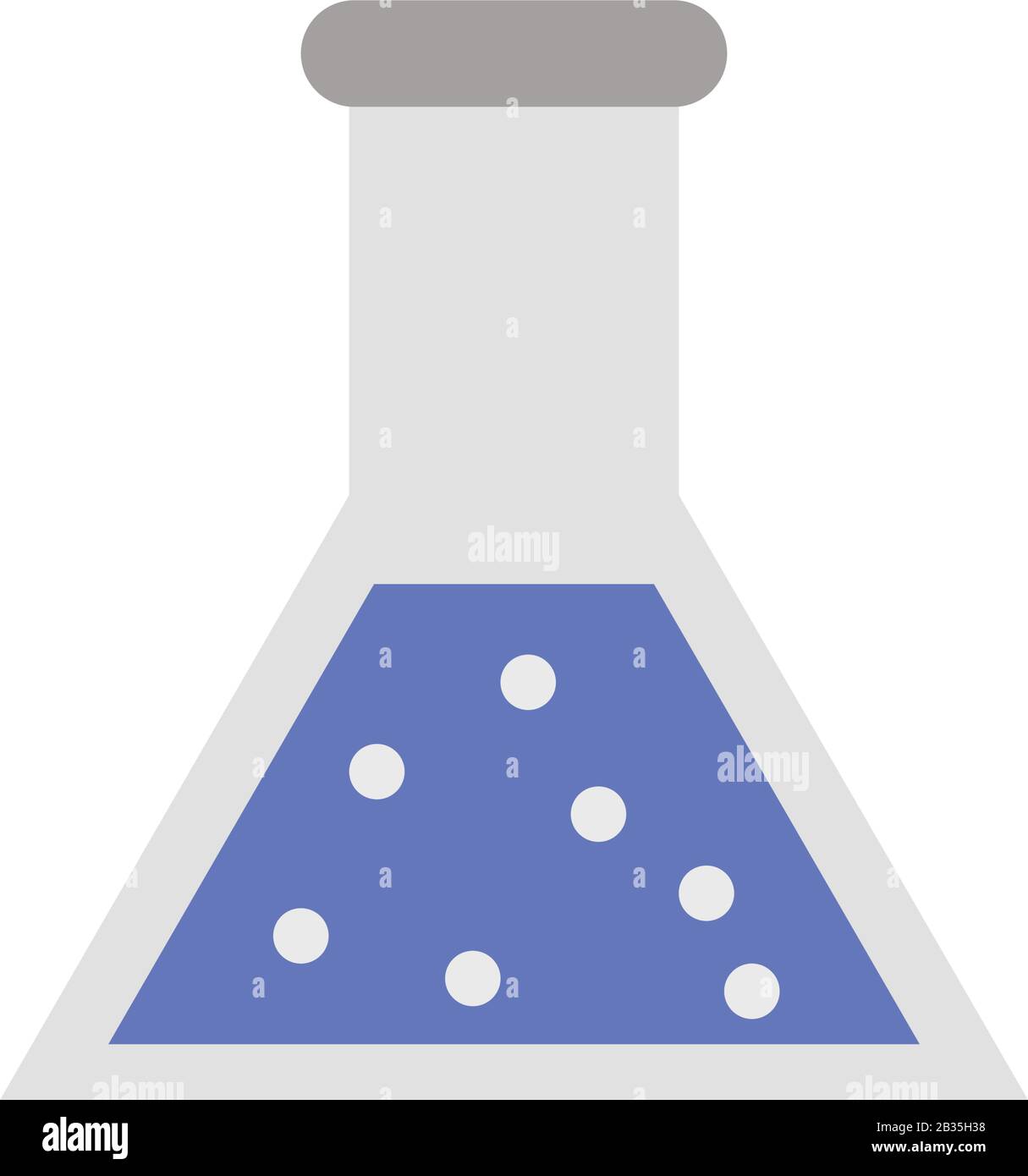 laboratory flask icon illustrated in vector on white background Stock ...