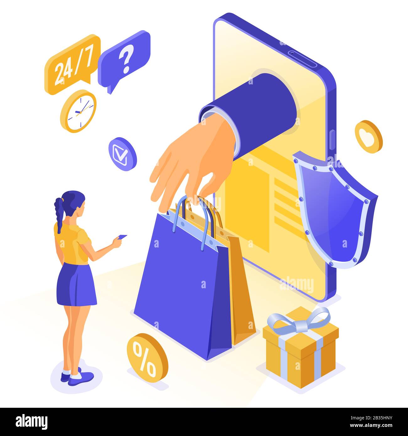 Online logistics Cut Out Stock Images & Pictures - Alamy