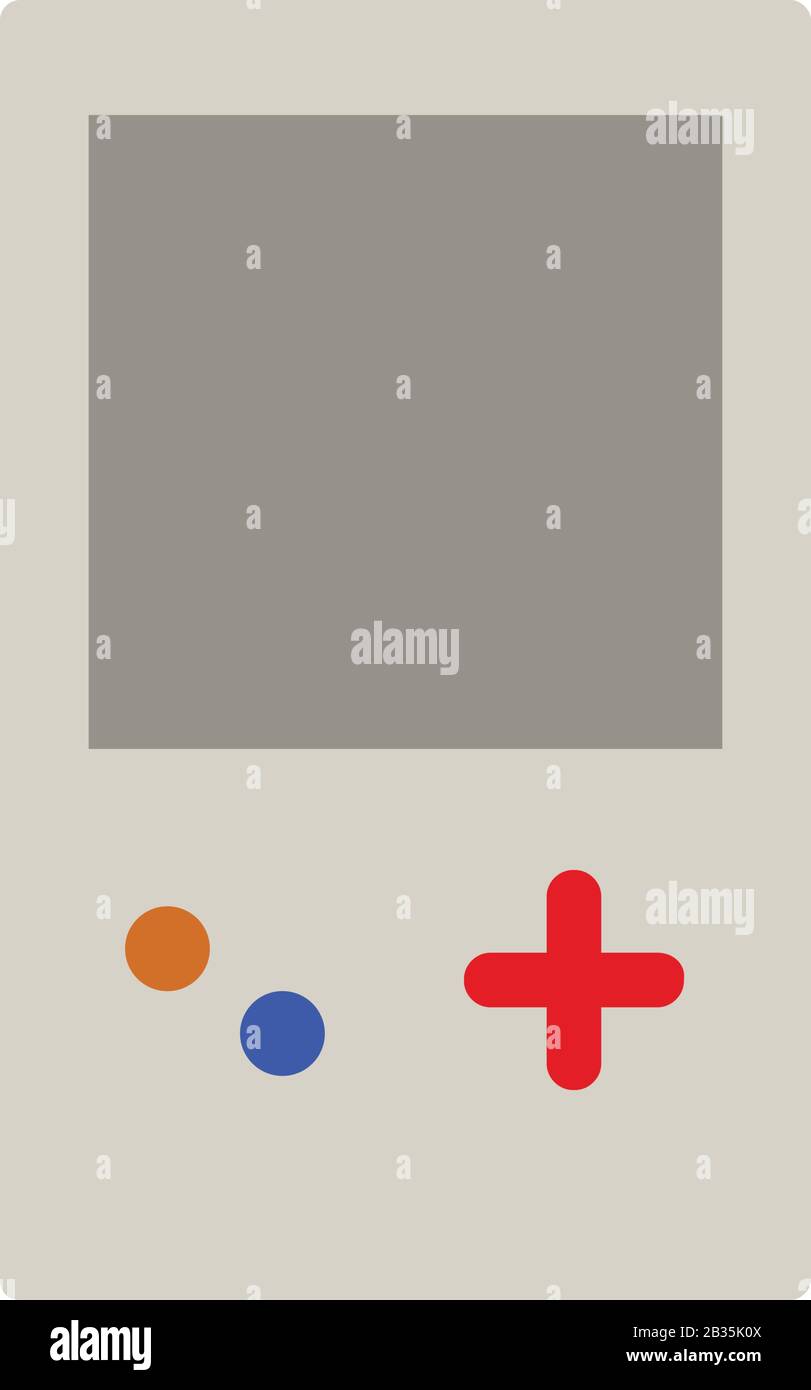 gameboy icon illustrated in vector on white background Stock Vector ...